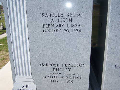 ALLISON-DUDLEY MAUSOLEUM NEW