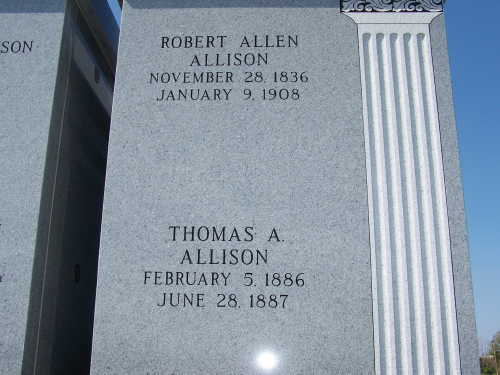 ALLISON-DUDLEY MAUSOLEUM NEW