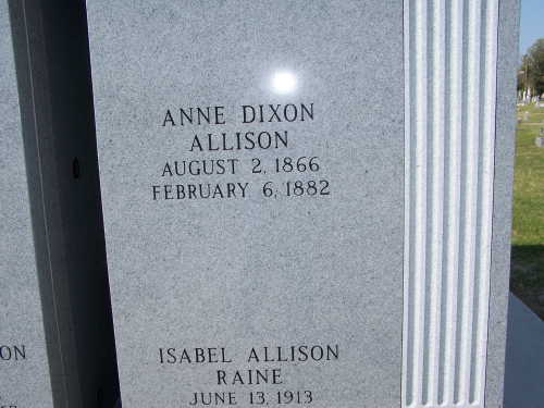 ALLISON-DUDLEY MAUSOLEUM NEW
